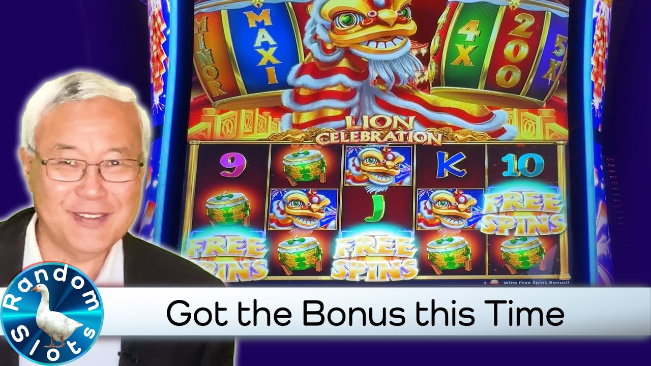 Fortune Explosion Lion Celebration Slot Machine Bonus - YouTube