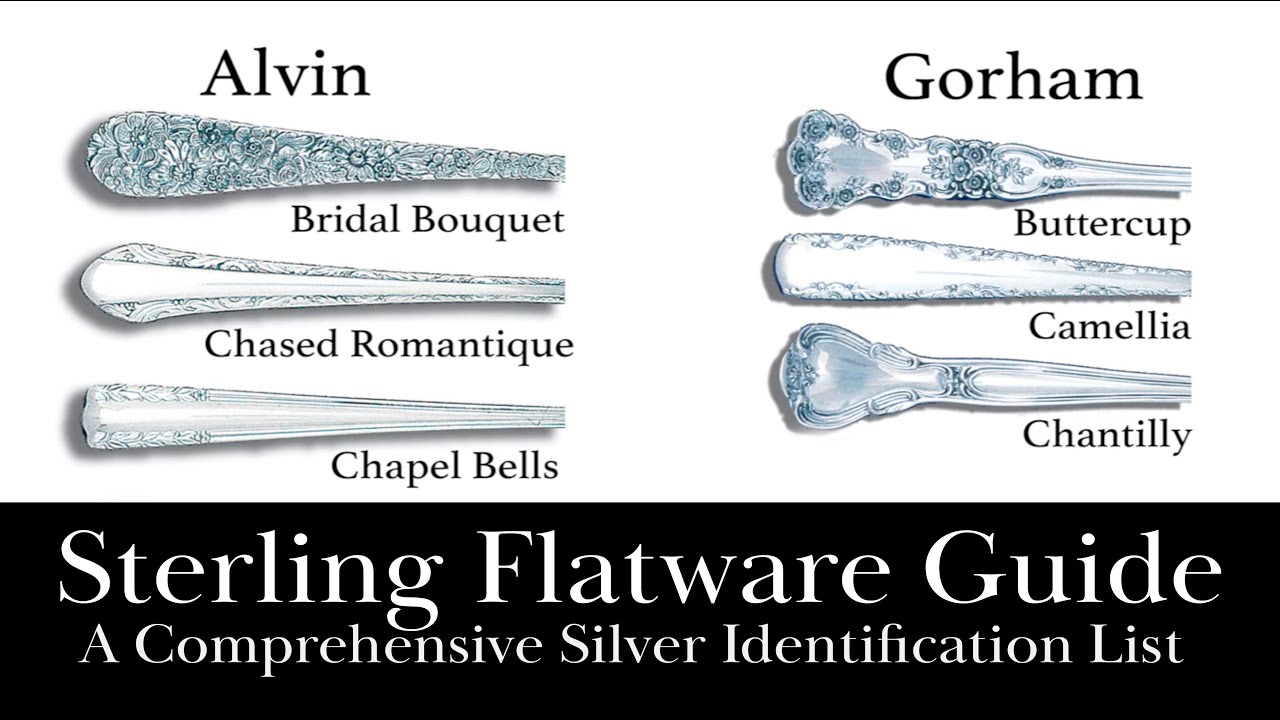 A Comprehensive Sterling Silver Flatware Pattern Identification Guide ...