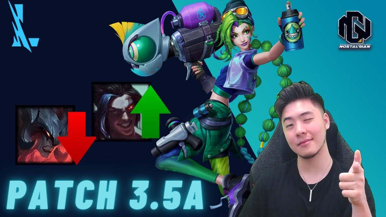 REACTION PATCH 3.5A WILD RIFT! (KAYN BUFF AATROX NERF &JUNGLER CHANGES ...