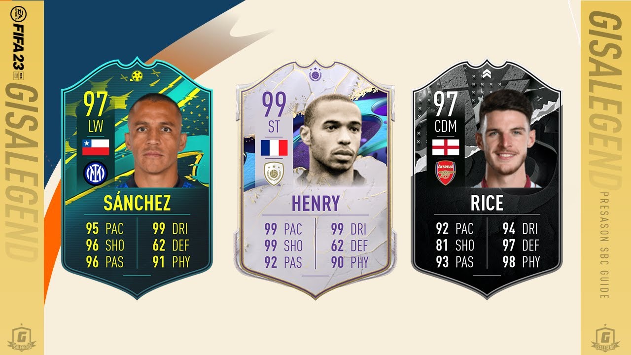 FIFA 23 Preseason, Showdown Rice & Mount, Cover Star Icon Henry SBC ...