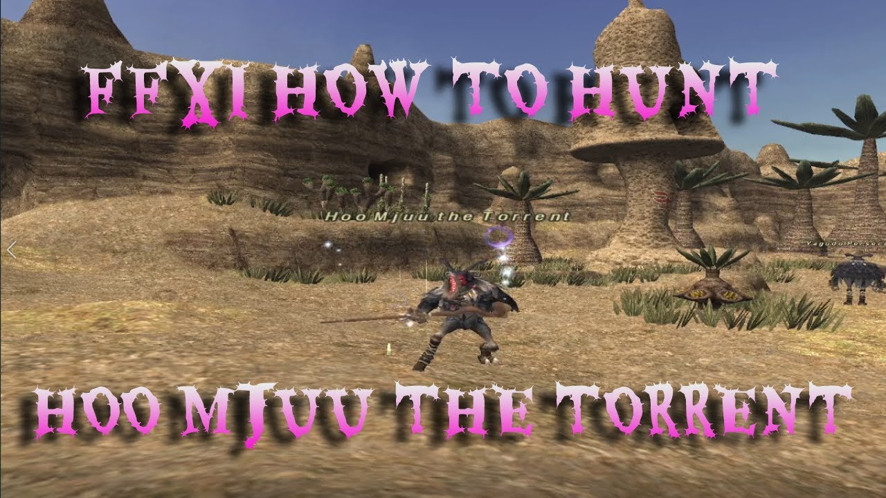 FFXI HOW TO HUNT HOO MJUU THE TORRENT - YouTube