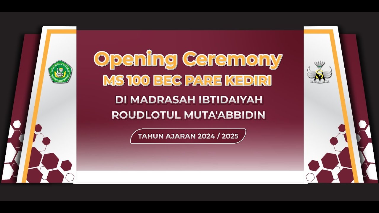Opening Ceremony MS 100 BEC Pare Kediri - YouTube