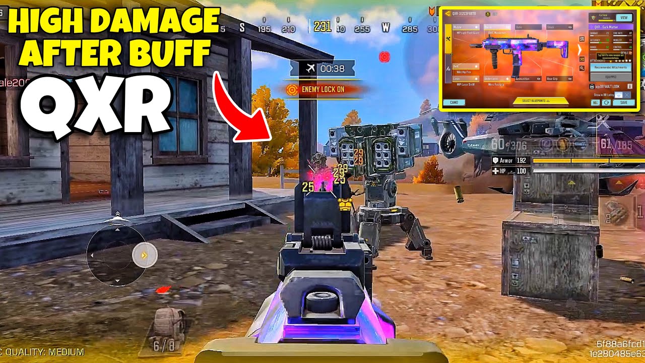 AFTER BUFF QXR GIVE MORE DAMAGE | QXR GUNSMITH BR | IPHONE XR CODM ...