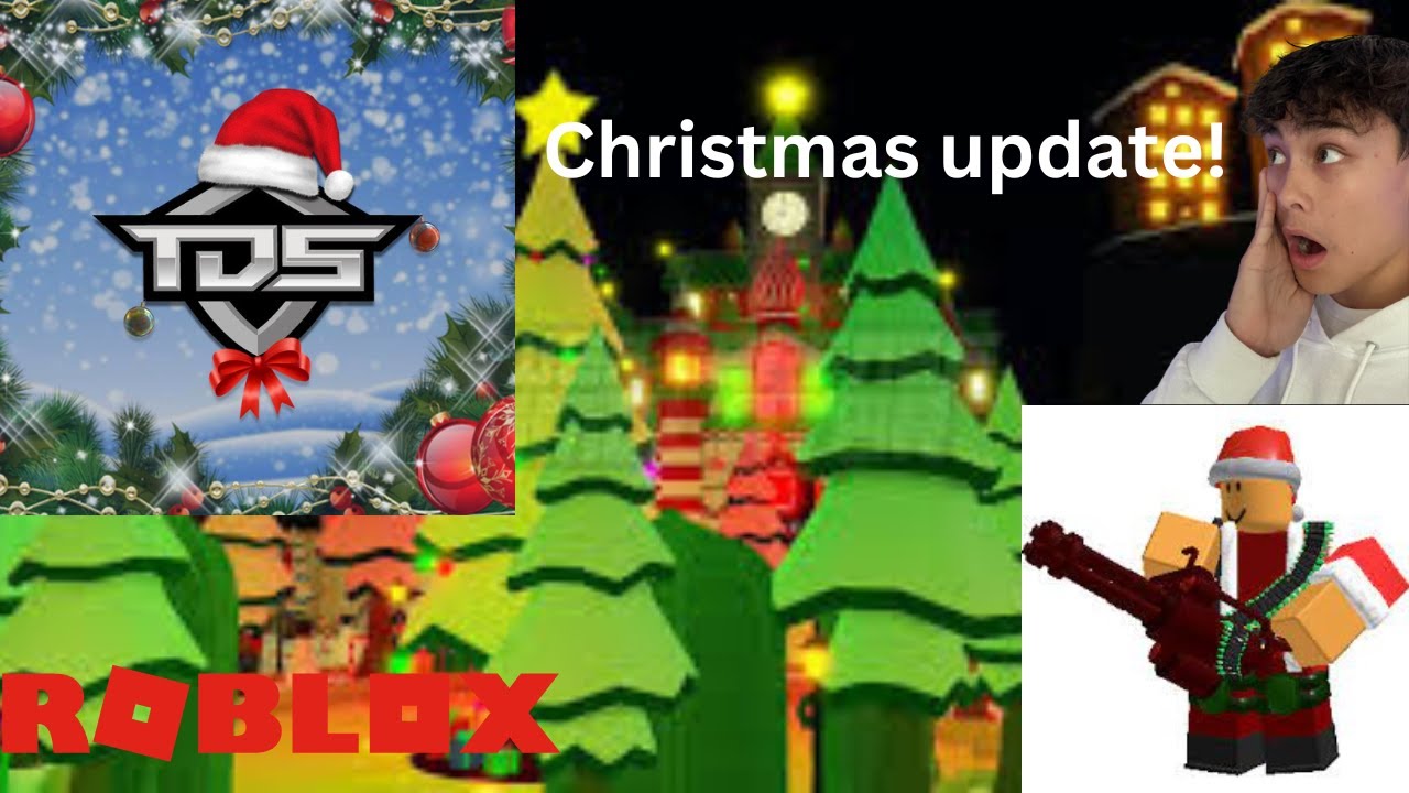 ROBLOX TDS christmas update | we back - YouTube