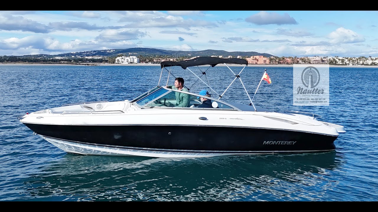 Monterey 228 Ss Bw - YouTube
