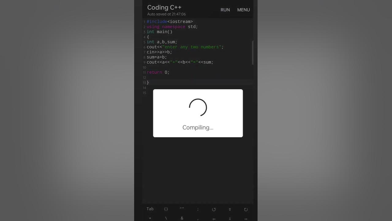 How To Make Add Two Numbers In Csum Wale Programprogramming Codingcbtsbca Programming
