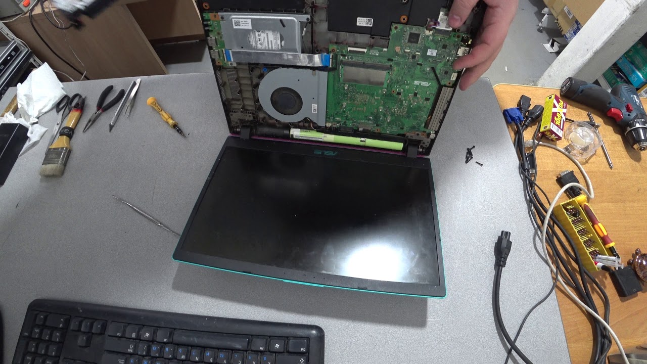 Asus X560UD разборка - YouTube