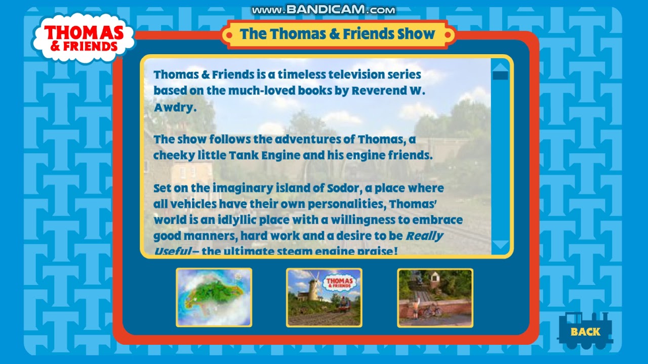 Thomas & Friends 2005 Website Show Section Tour - YouTube
