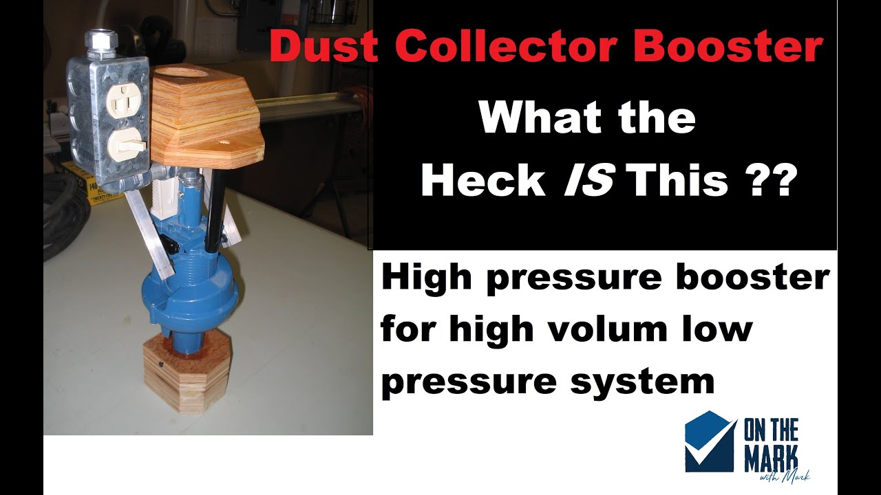 High Pressure Booster for Low Pressure Dust Collector - YouTube