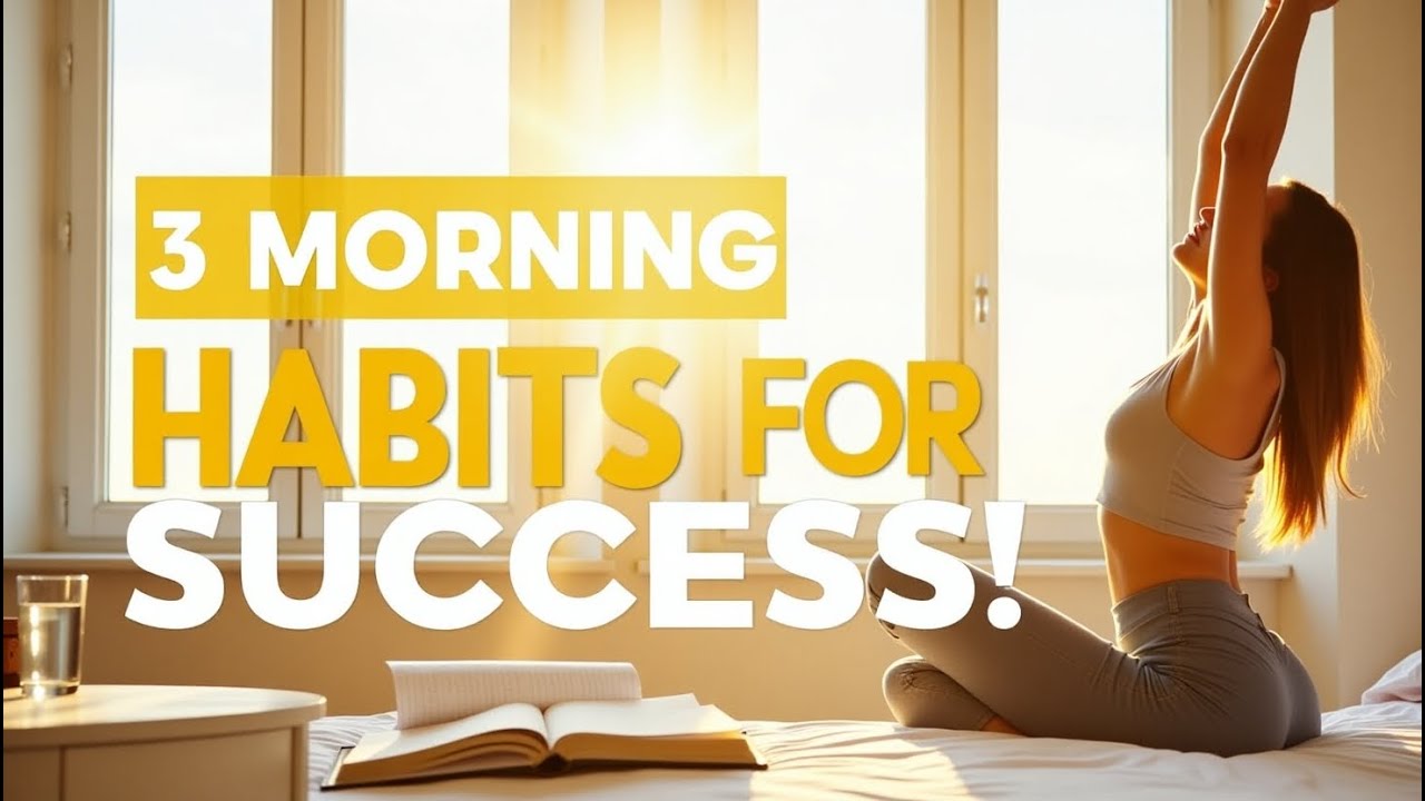 3 Morning Habits for a Productive Day | Easy and Effective Tips | Daily ...