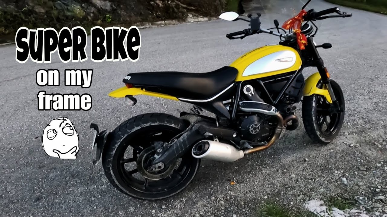 Riding supper bike for first time|| 🫀 Ducati Scrambler - YouTube