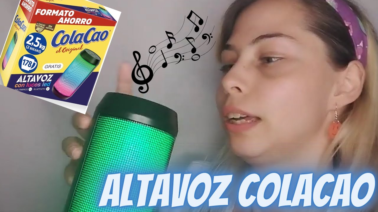 🎶Altavoz🎶 Luces Led de Colacao funaciona con bluetooth - YouTube