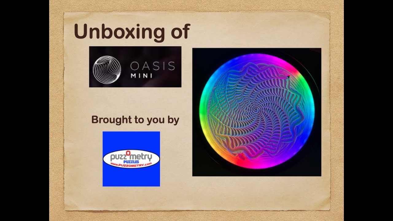 Oasis Mini Unboxing Final - YouTube