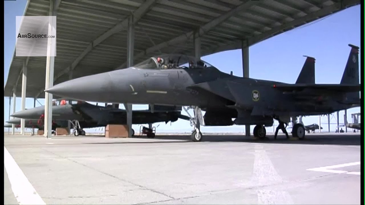 F-15E Strike Eagle - 391st Fighter Squadron Launches Jets - YouTube