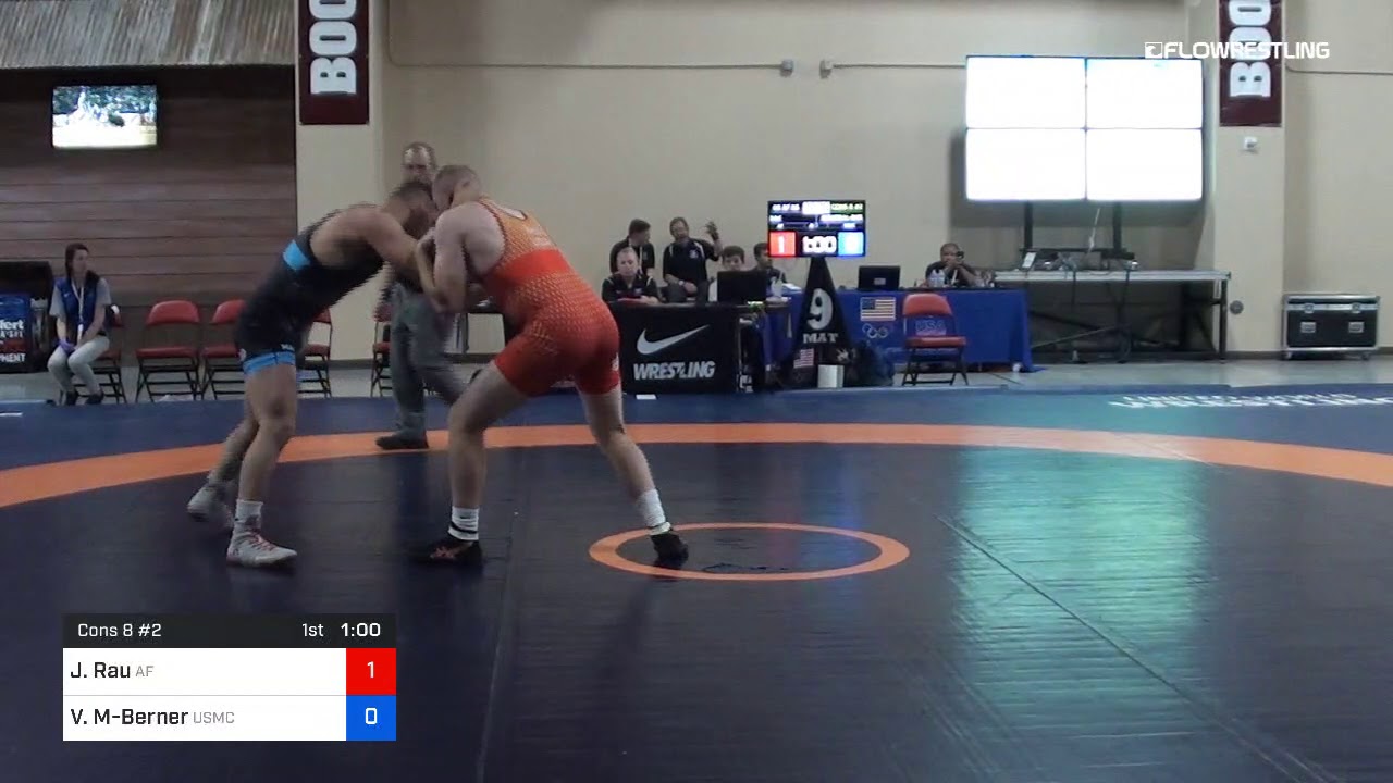 87 Kg Cons 8 2 Justin Rau Air Force RTC Vs Vaughn Monreal Berner ...
