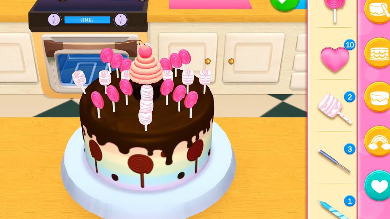 Sweet Bakery Shop - Fun Cake Making Game: Desserts, Cakes Design ...