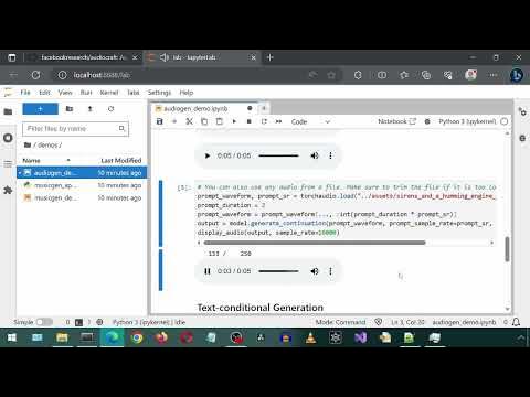 Installing AudioCraft Locally (generate sound effects and music) on ...