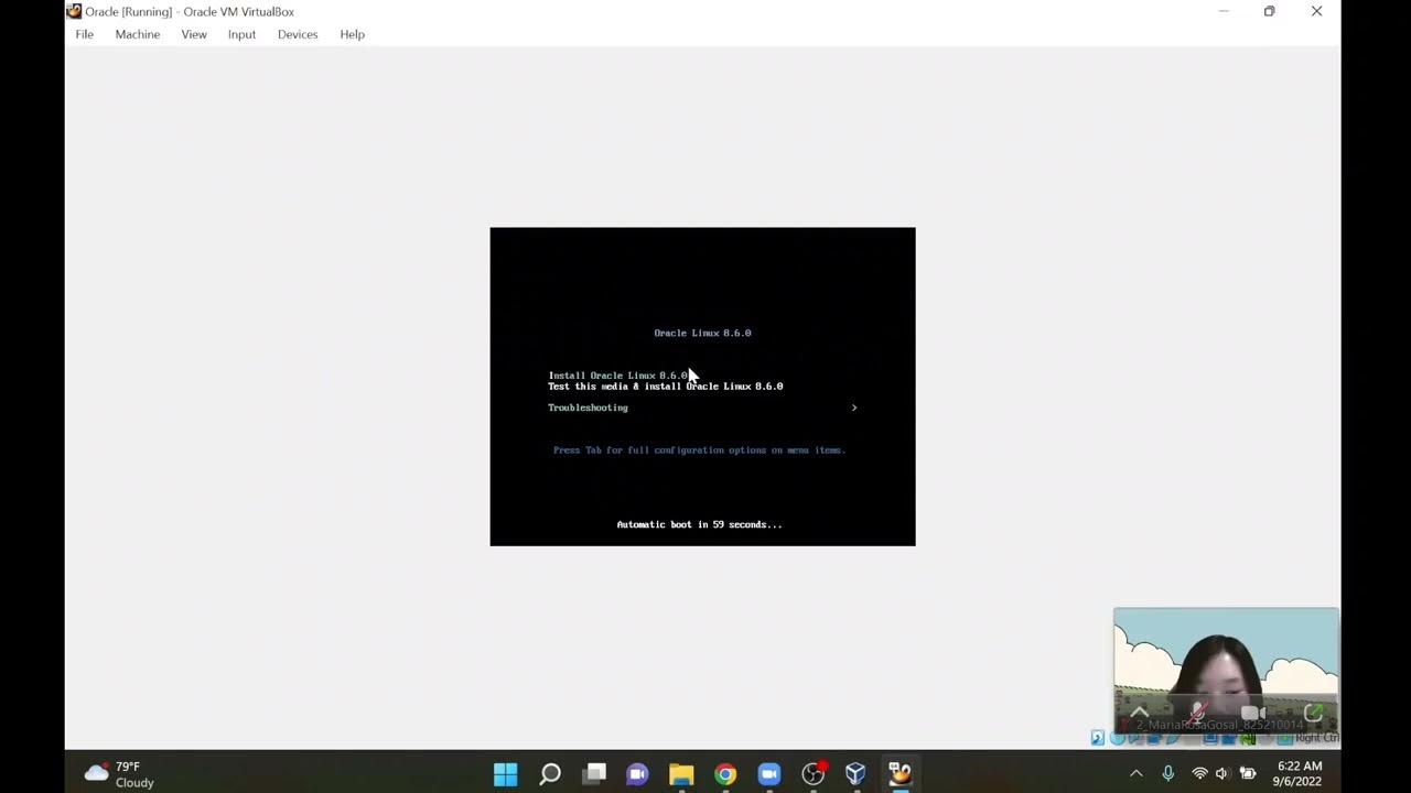 Video Tutorial Instalasi Oracle Linux 8.6 di dalam Virtual Box (Maria Rosa Gosal 825210014 ...