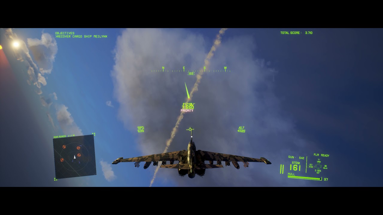 Project Wingman - trying out different ground attack weapon loadouts ...