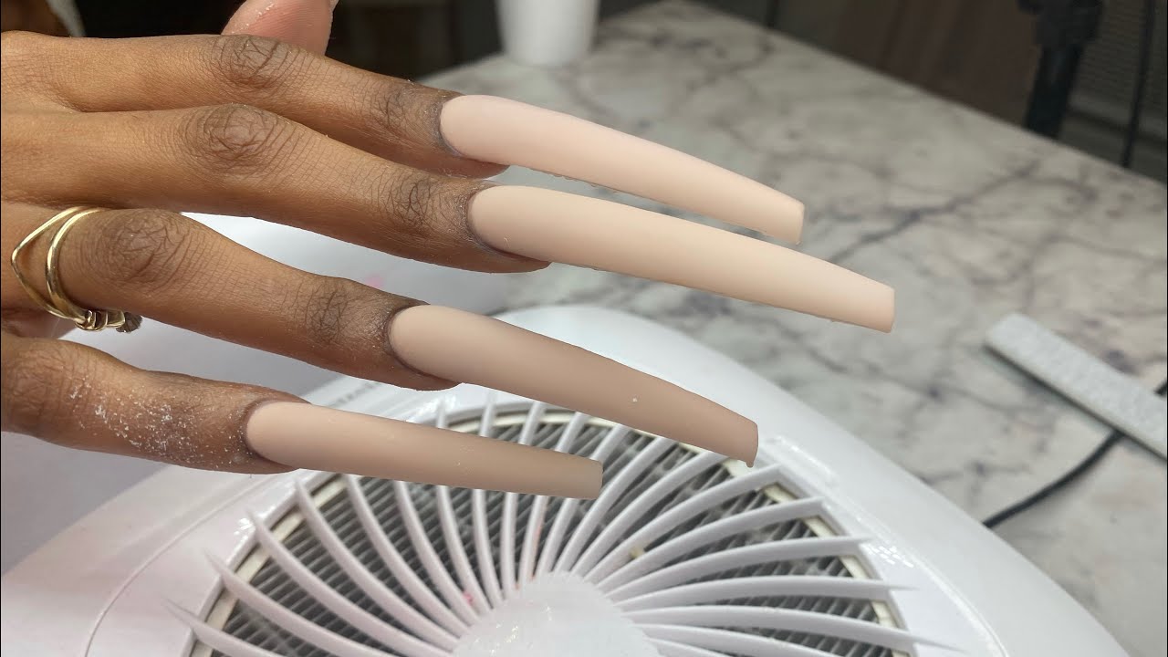 Watch me do nails | Extendo acrylic nails | Nail tutorial | How to do ...