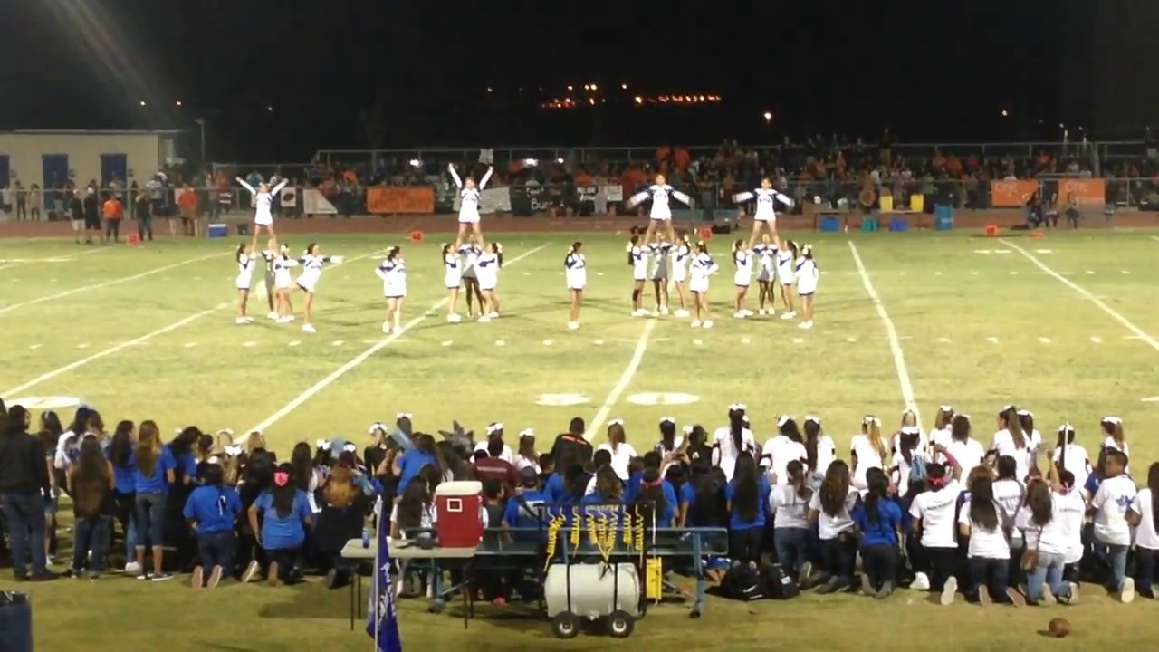 AHS Varsity Cheer Halftime Performance Oct 9, 2015 - YouTube