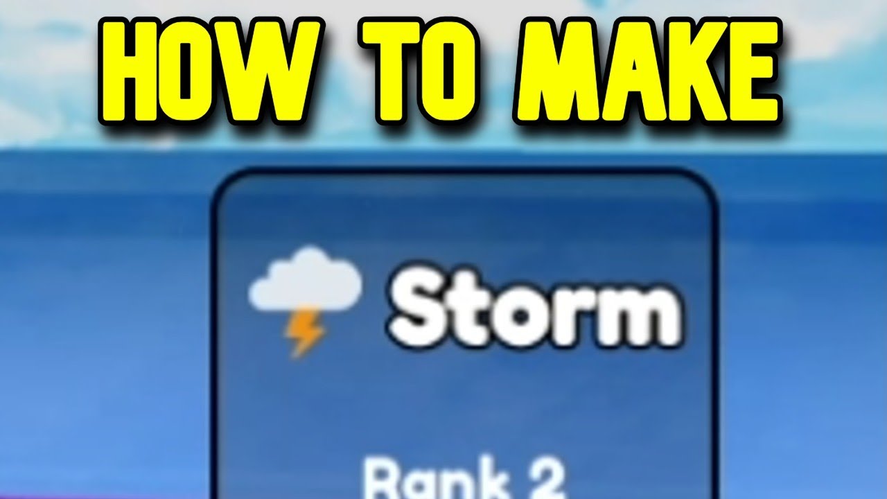 How to Make a Storm in Ability Craft (Roblox) - YouTube