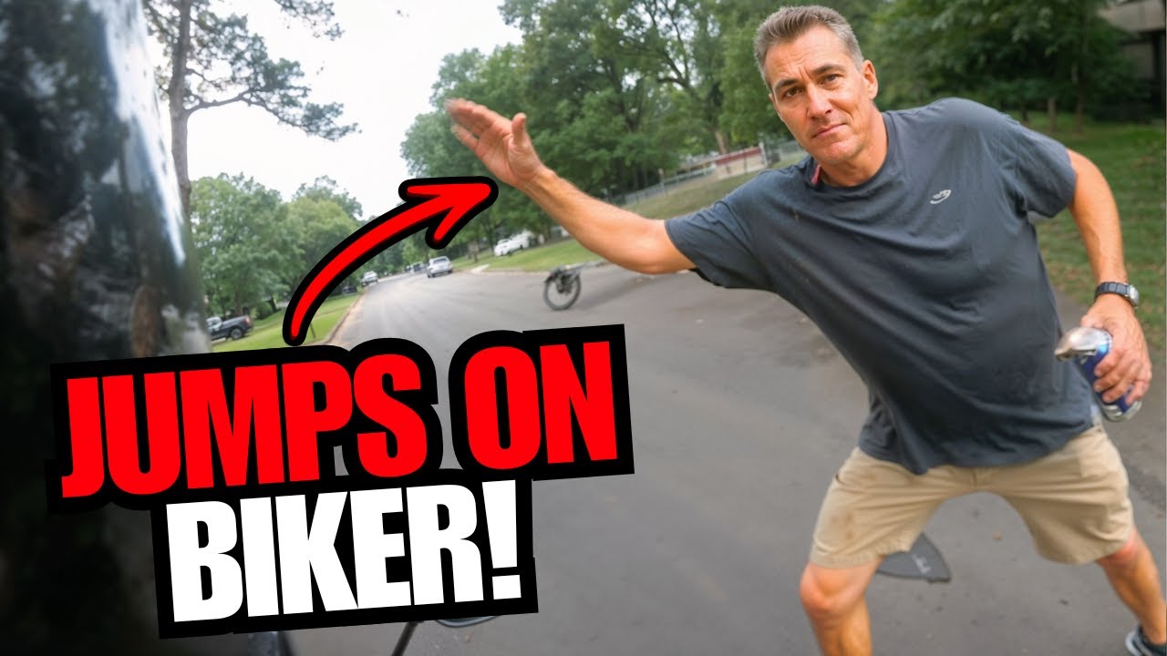 DRUNK GUY JUMPS ON BIKER! | BIKERS ROAD RAGE | Epic, Kind & Unexpected ...