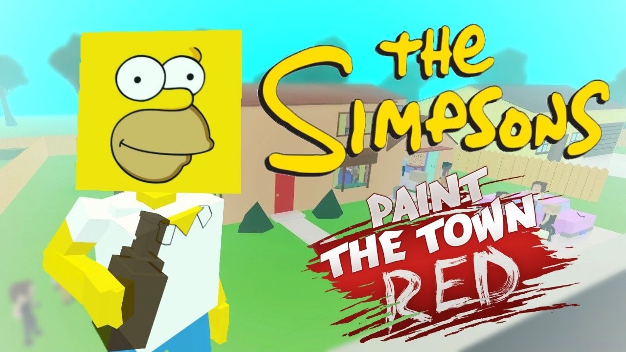 Paint The Town Red The Simpsons House - YouTube