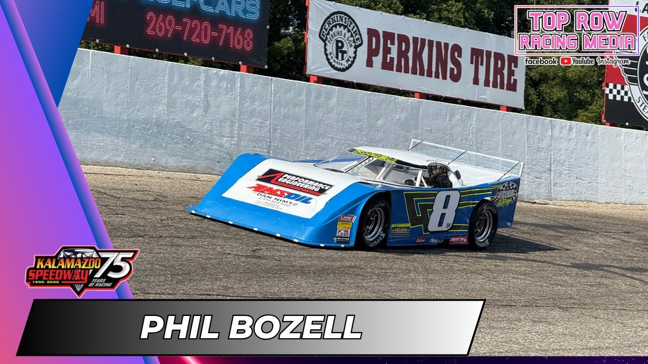 8/8/25 | Phil Bozell | Kalamazoo Klash Outlaw Late Models | Kalamazoo ...
