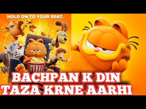 the Garfield movie new trailer review||the Garfield hindi trailer ...