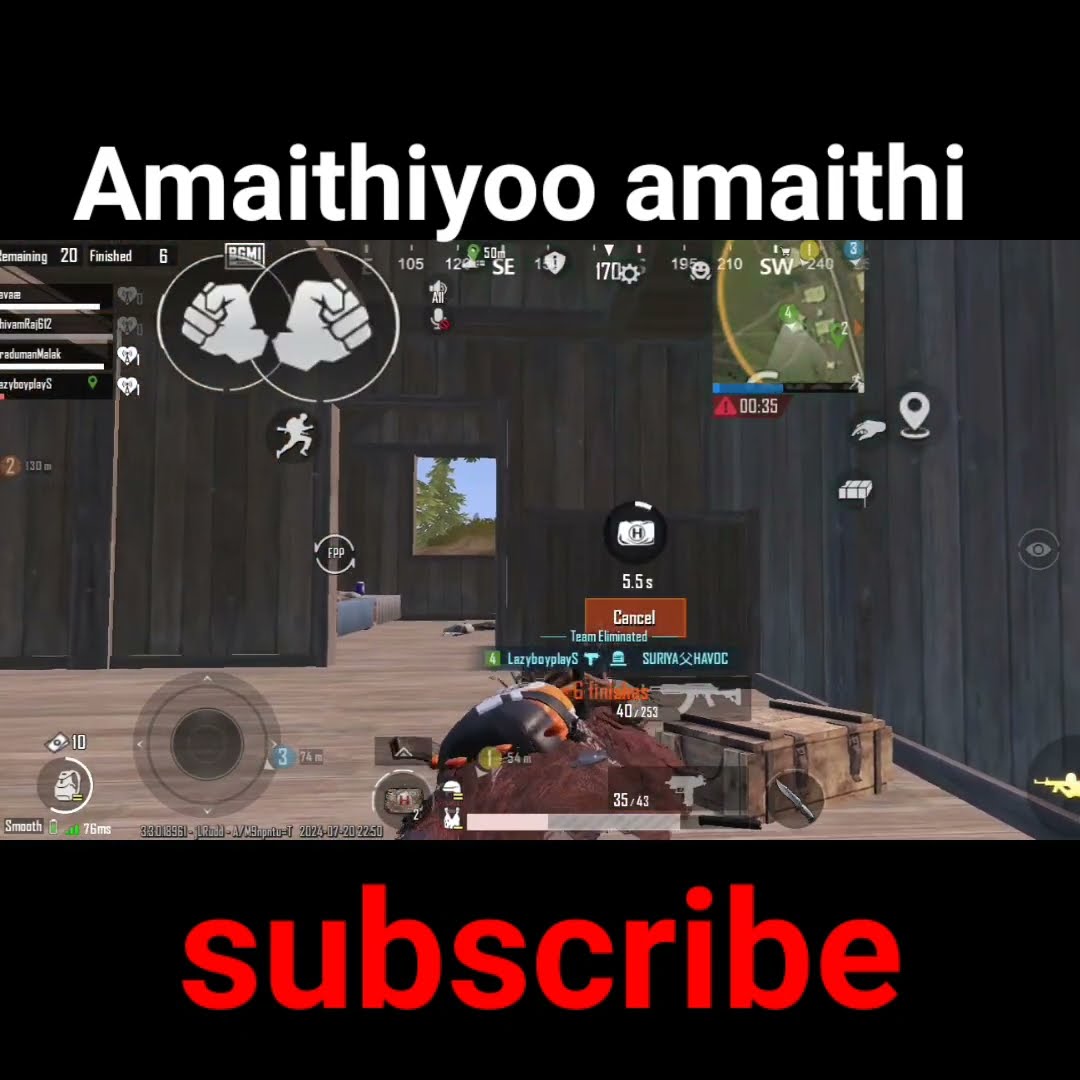 Amaithiyoo amaithi😂 #bgmi #shortsfeed #bgmishorts - YouTube