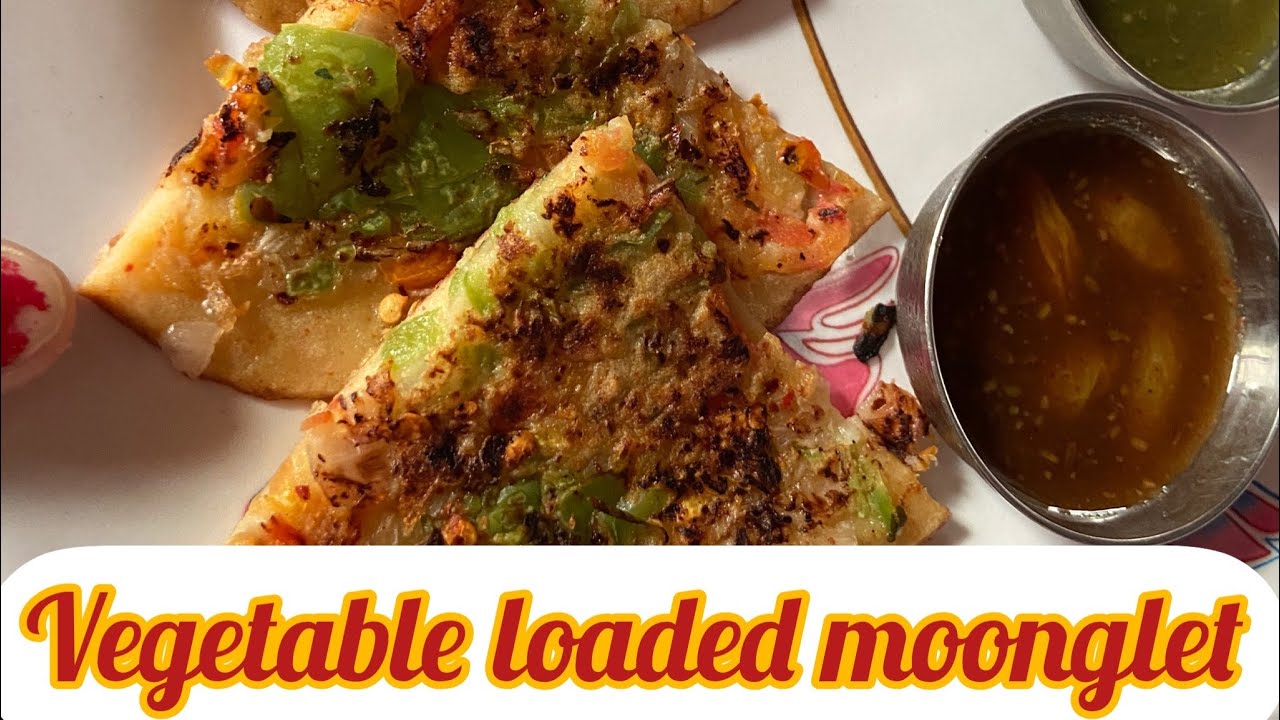 Vegetable loaded MOONGLET ##Indian healthy breakfast recipe ## - YouTube
