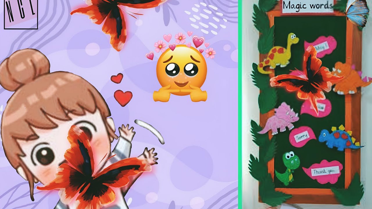 TODAY I MAKE MAGIC WORD FOR CHILDREN | NISHA CRAFT LINE - YouTube