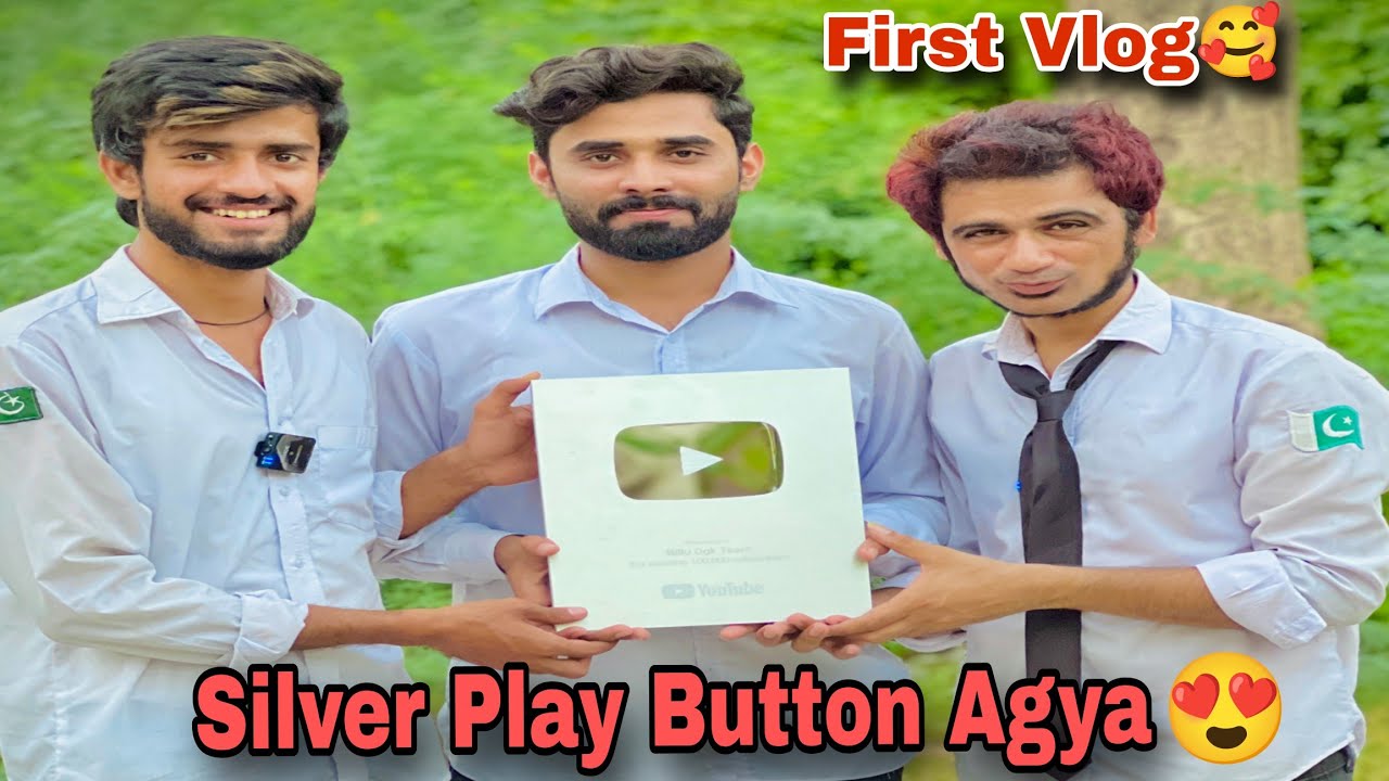 First Vlog | YouTube Silver Play Button | #unboxing #silverplaybutton ...