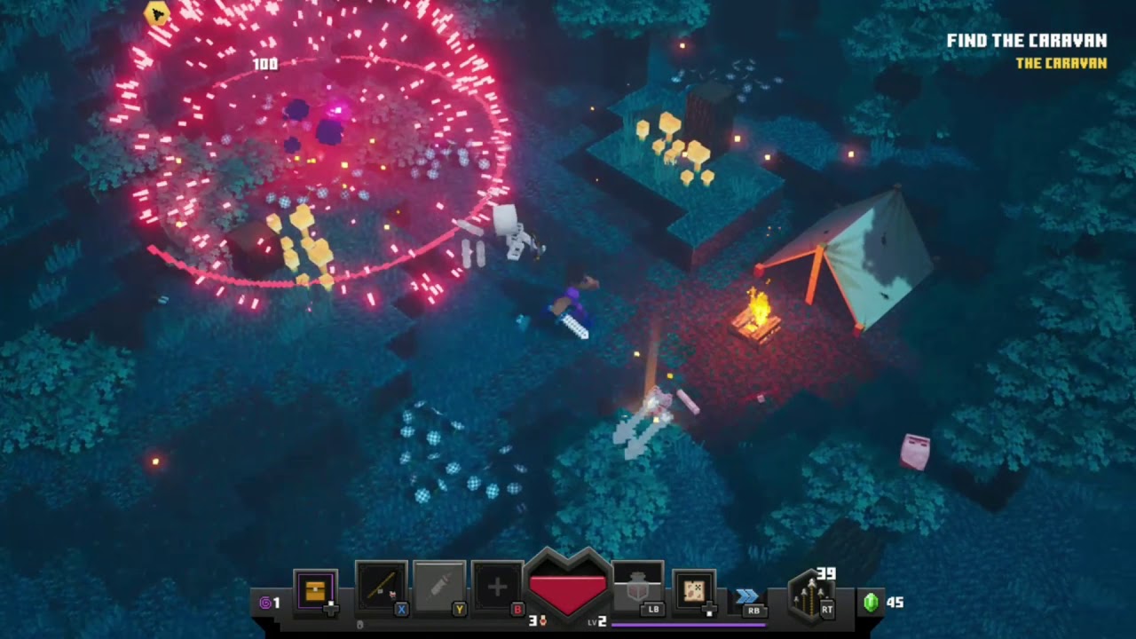 Minecraft dungeons on my birthday! - YouTube