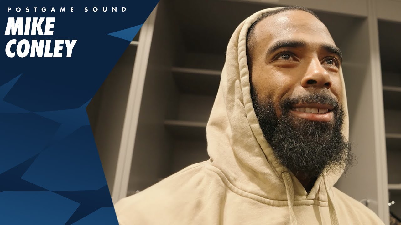 "We’d Love To Get An Easy Win." | Mike Conley Postgame Sound | 01.22.25 ...
