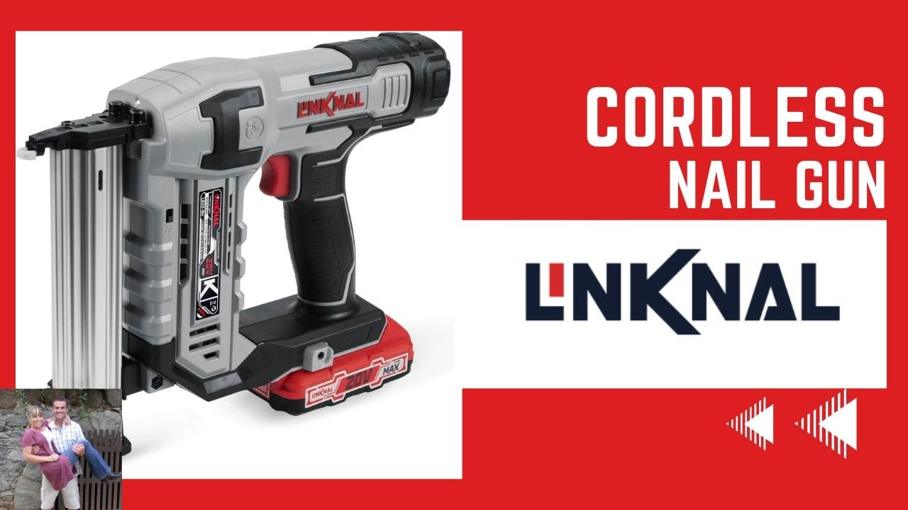 LINKNAL Cordless Finish Nail Gun Unboxing and How-To #diy #how #howto - YouTube