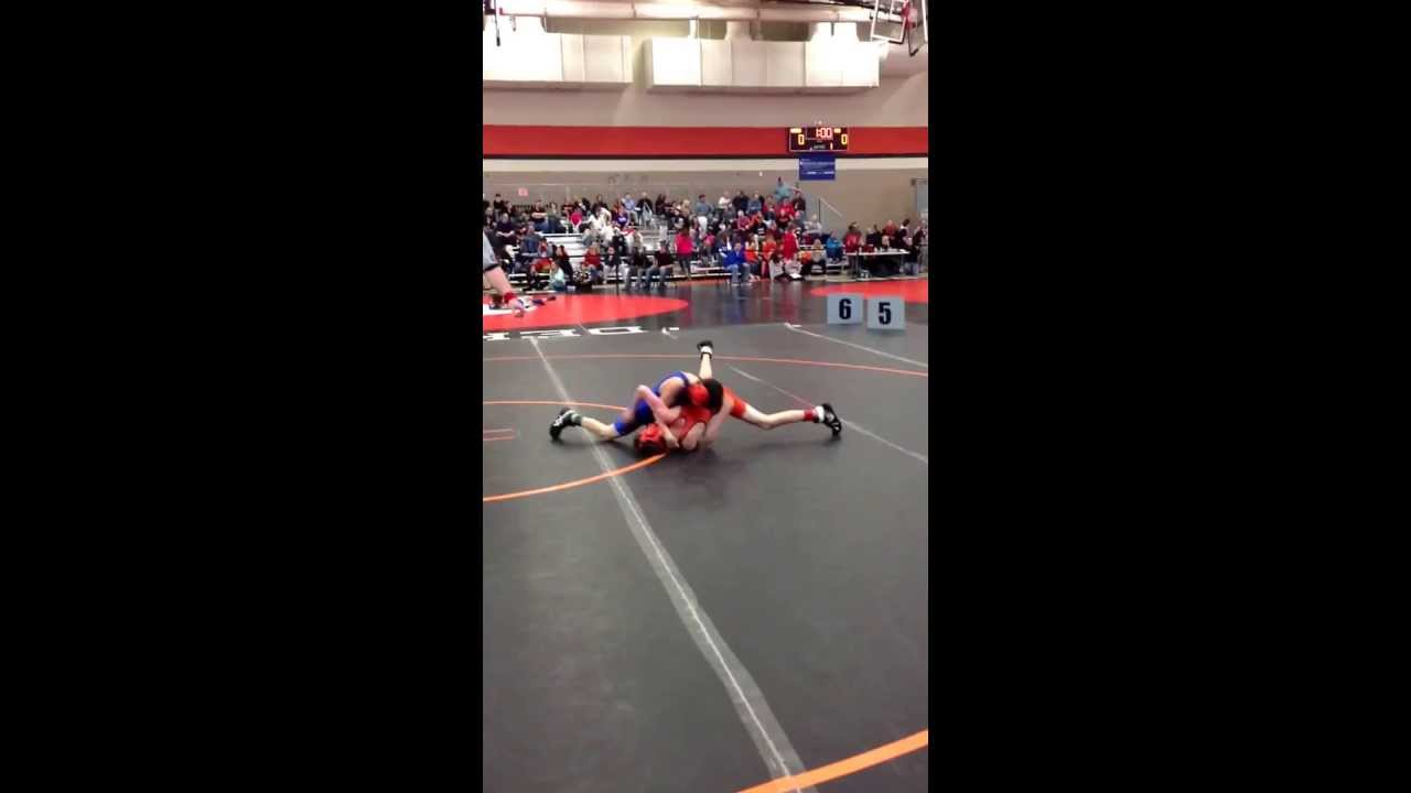 Ryan in finals at wrestling tournament - YouTube