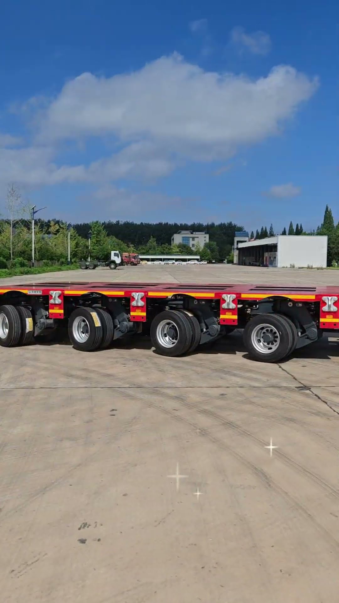 Xuzhou Huabang trailer, hydraulic axis trailer HBN3 series - YouTube