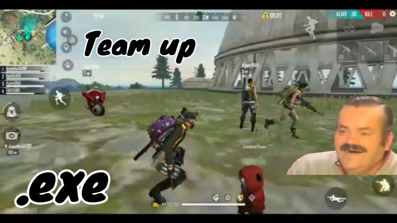 FREE FIRE EXE #3(TEAM UP.EXE) - YouTube