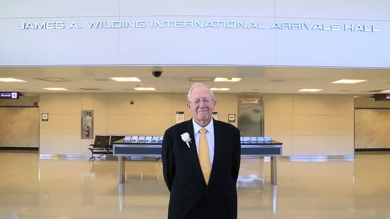 The James A. Wilding International Arrivals Hall - YouTube