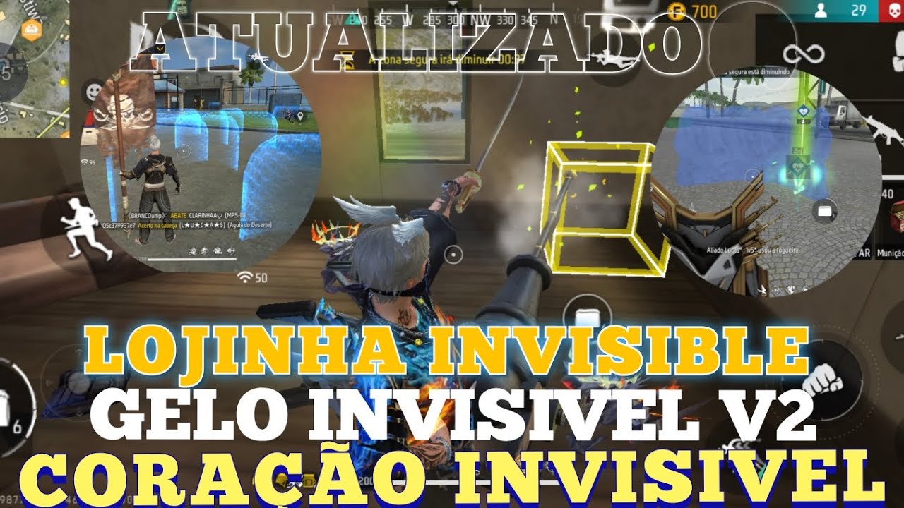 SAIUU! 😱LOJINHA INVISIVEL YELLOW + GELO INVISIVEL + CORAÇÃO INVISIVEL ...