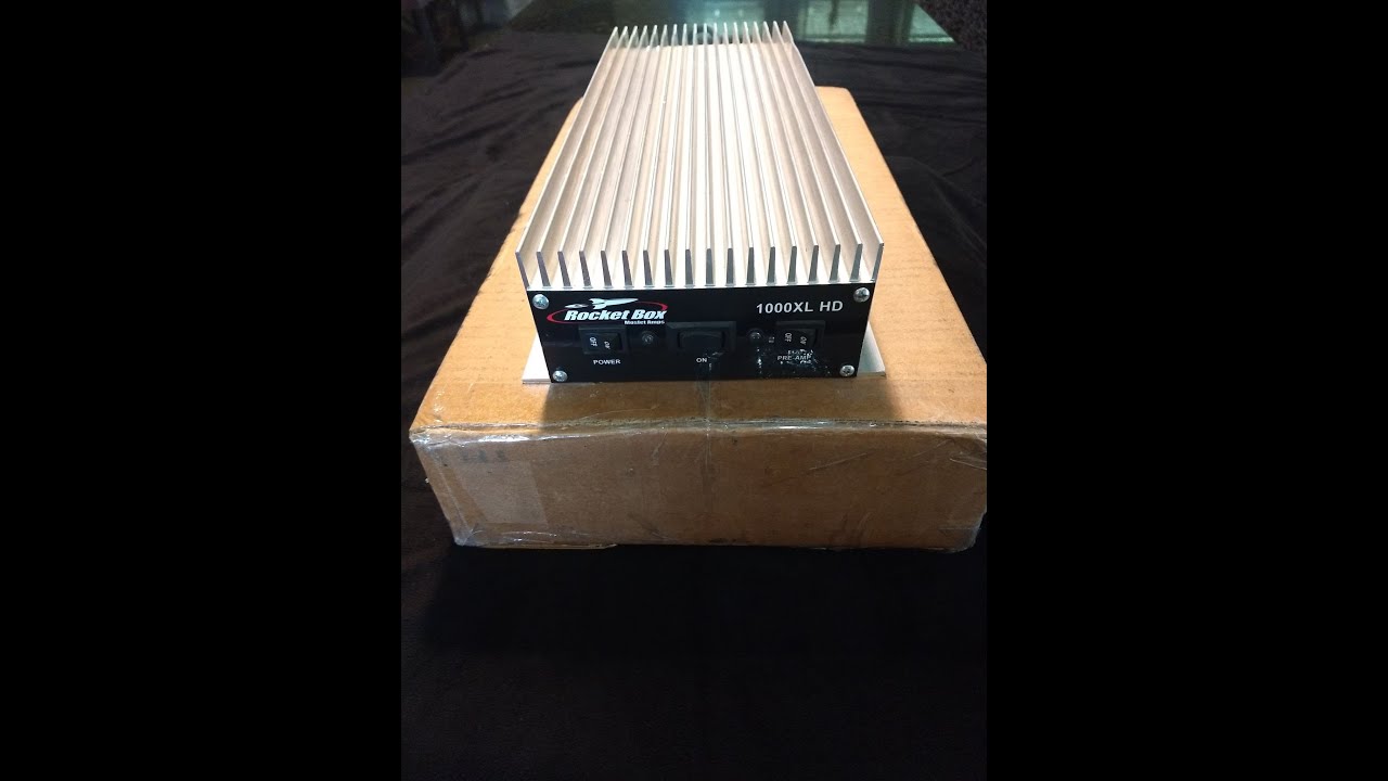 Rocketbox 1000XL 2X8 800-1100 Watts out - YouTube