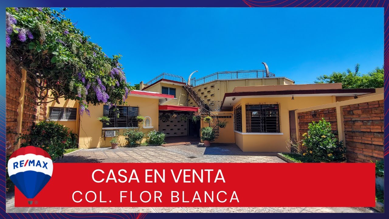 Casa en VENTA: Col. Flor Blanca, Prolongación Calle Arce, El Salvador ...