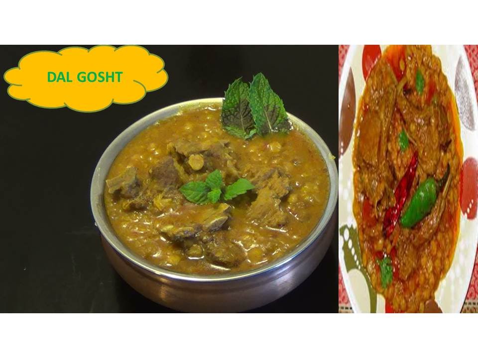 DAL GOSHT - CHANA DAAL GOSHT- BABY GOAT WITH LENTILS by Home Kitchen ...