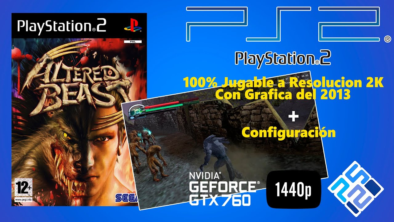 Altered Beast PS2 | Pcsx2 - 2K Resolución + Configuración | 100% ...