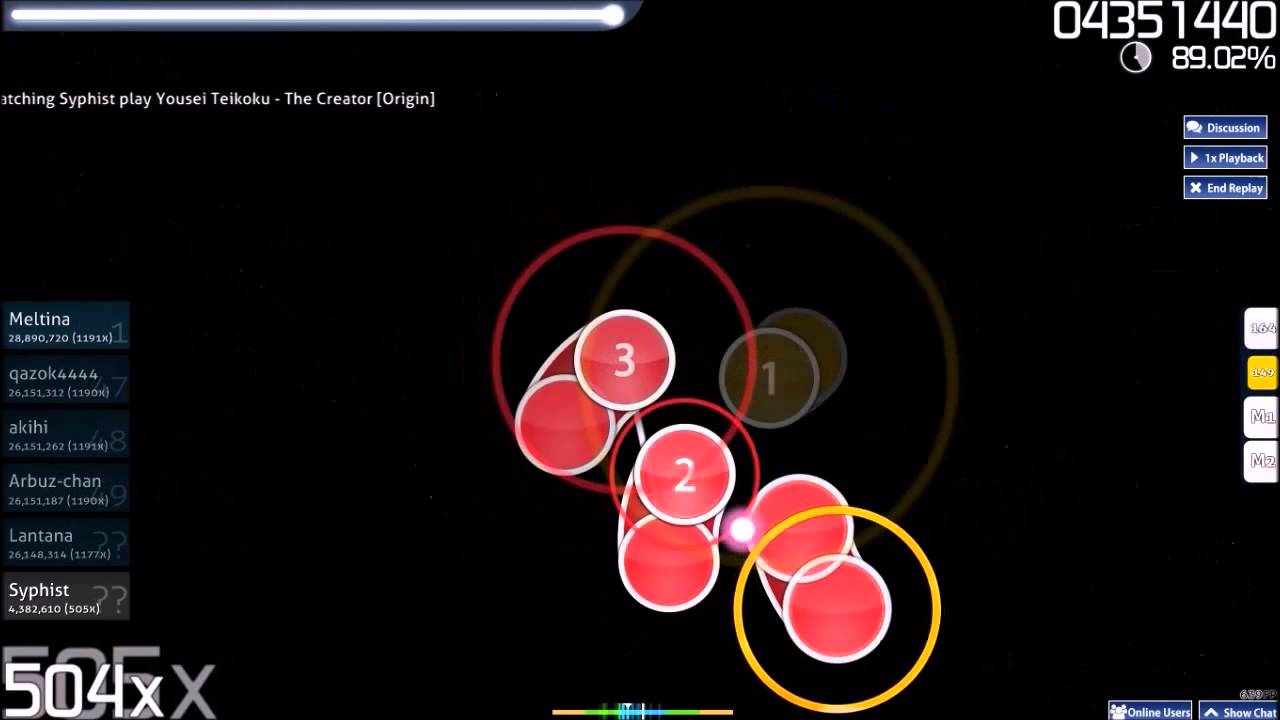 osu! - Yousei Teikoku - The Creator [Origin] [FC] - YouTube