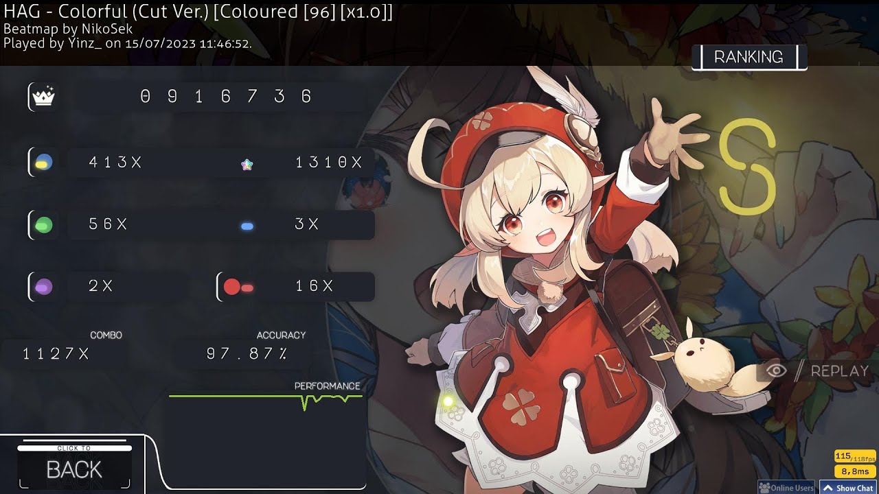 Osu!Mania "Colorful (Cut Ver.)" S Rank 97.87% (4.62*) - YouTube