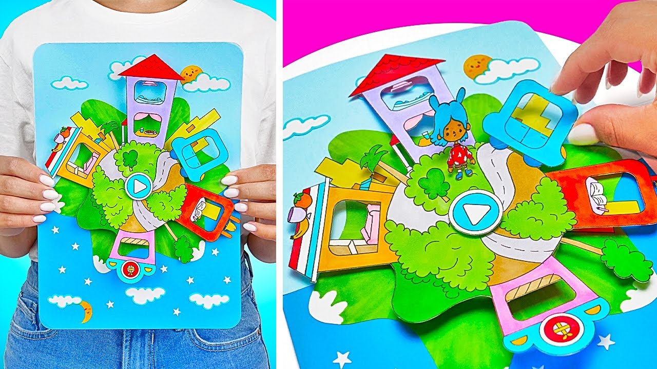 3 Fun DIY Games Made From Paper - YouTube