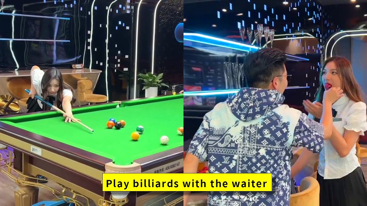 Play billiards with the waiter, there is a mysterious reward for ...